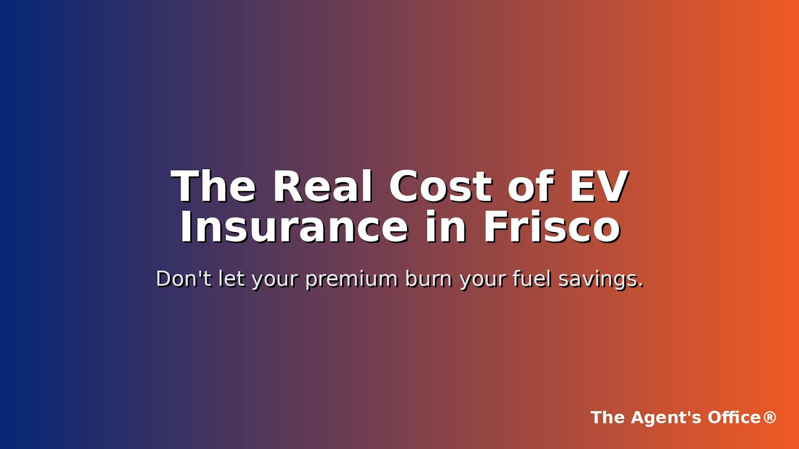 Electric Vehicle Insurance Frisco, TX: 2026 Cost Guide & Savings Tips